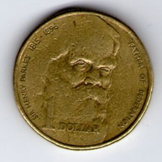 Money Zoo - Australia, 1 Dollar, 1996, Sir Henry Parkes 1815 - 1896 ...